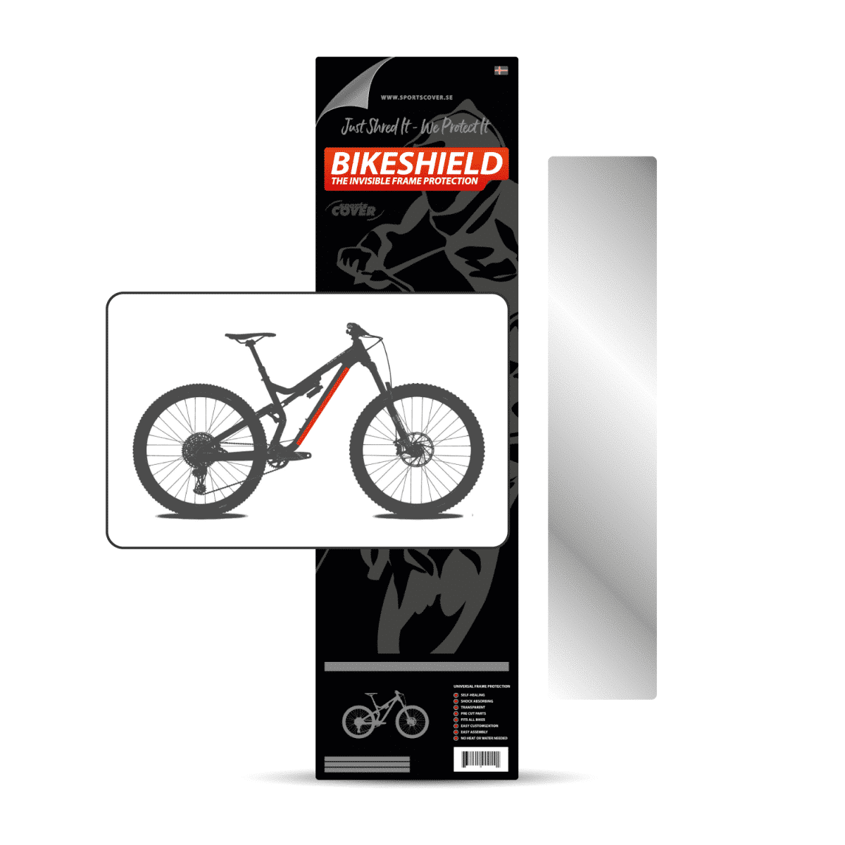 Bikeshield Frame bescherming sticker Tube Shield Medium - BusyBee Bike ...